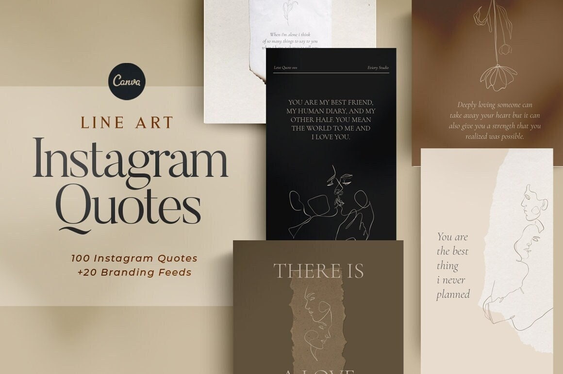 Instagram Quote. Quote Templates. Instagram Story Quote. - Etsy