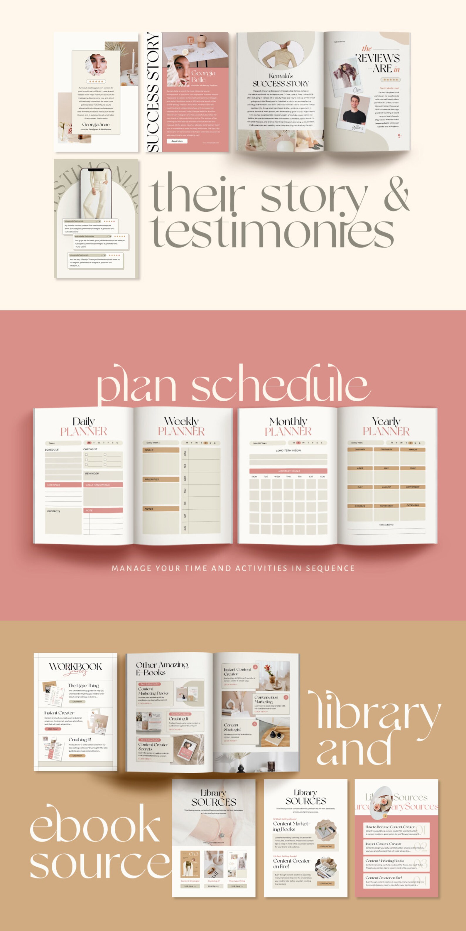 Workbook Canva. Webinar Guideline. Resource Book. Online - Etsy