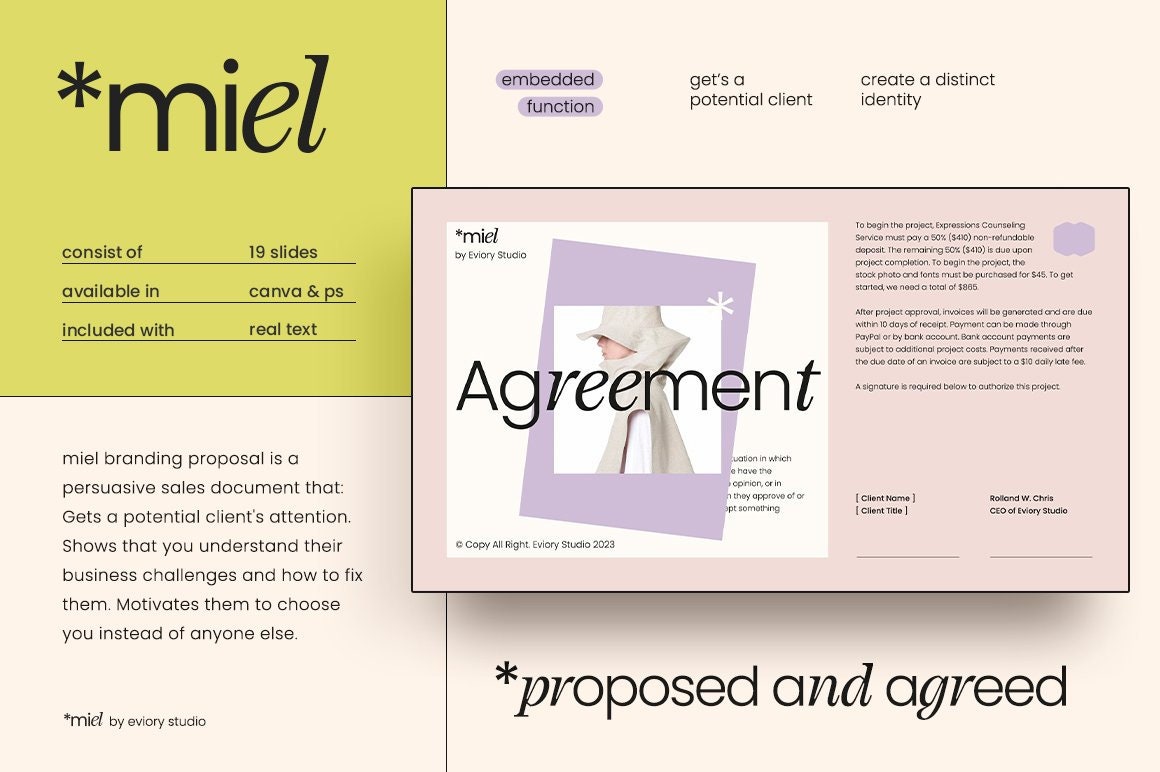 Proposal Design. Welcome Kit Proposal Template. Creative Agency ...