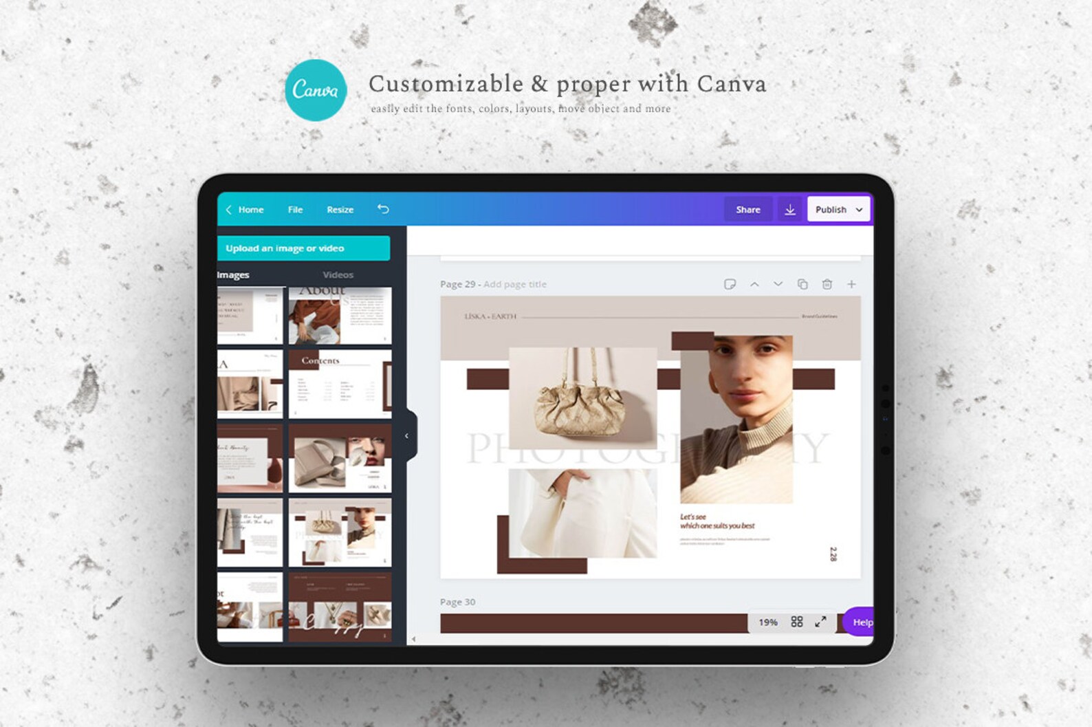 Canva Brand Guideline. Company Profile. Product Catalogue. - Etsy