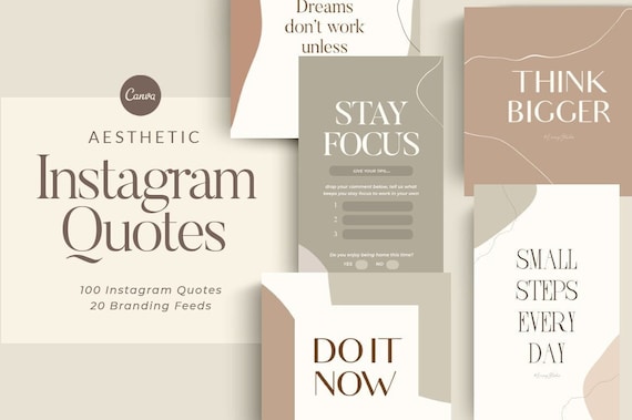 Instagram Quote. Quote Templates. Instagram Story Quote. - Etsy