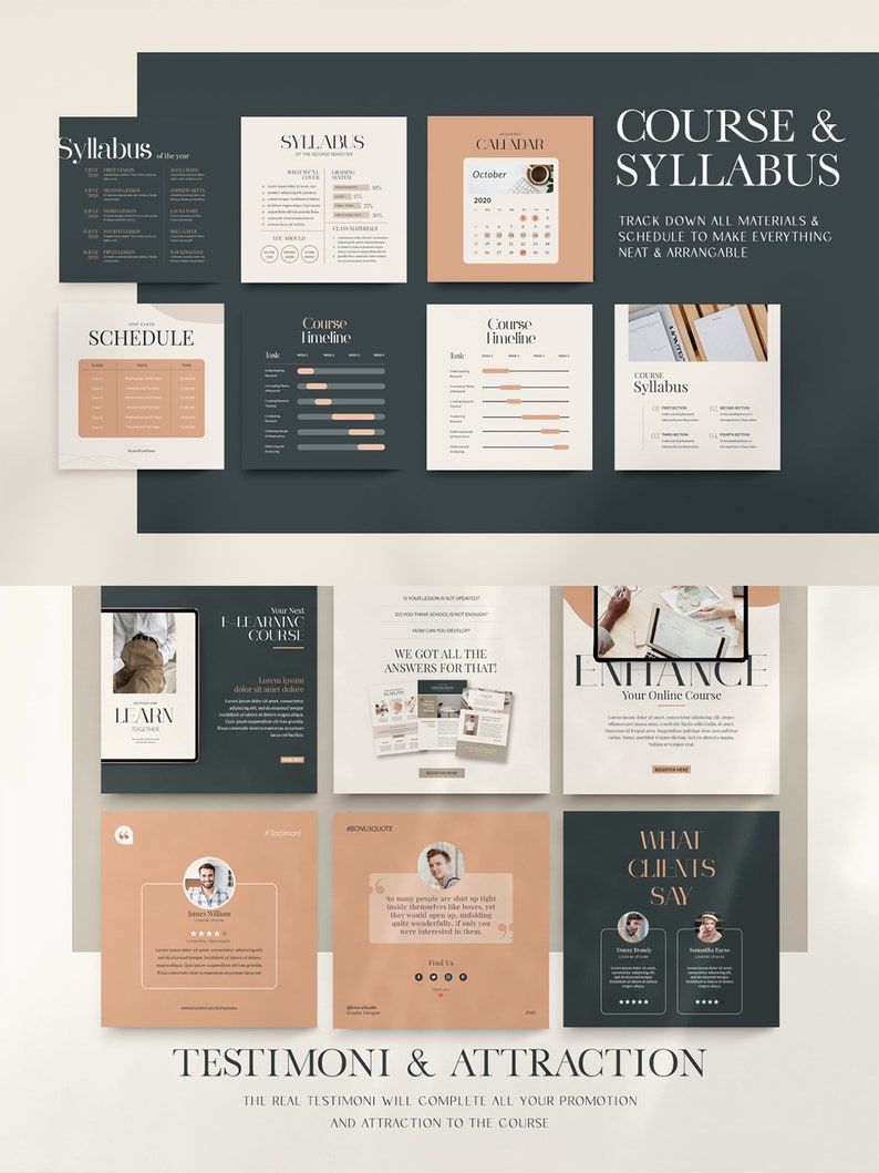 Instagram Template Canva. Instagram for Education Tutor. Canva - Etsy