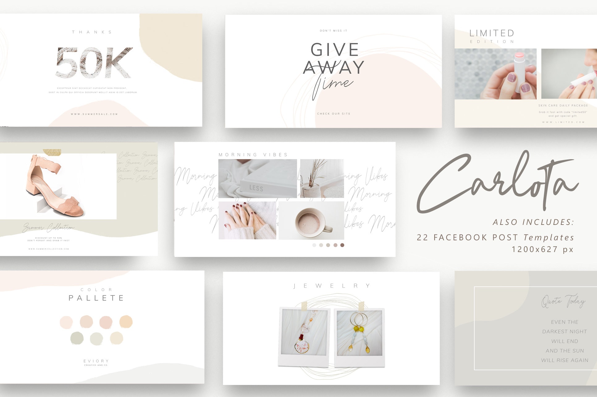 Canva social media pack. Instagram template. Facebook | Etsy