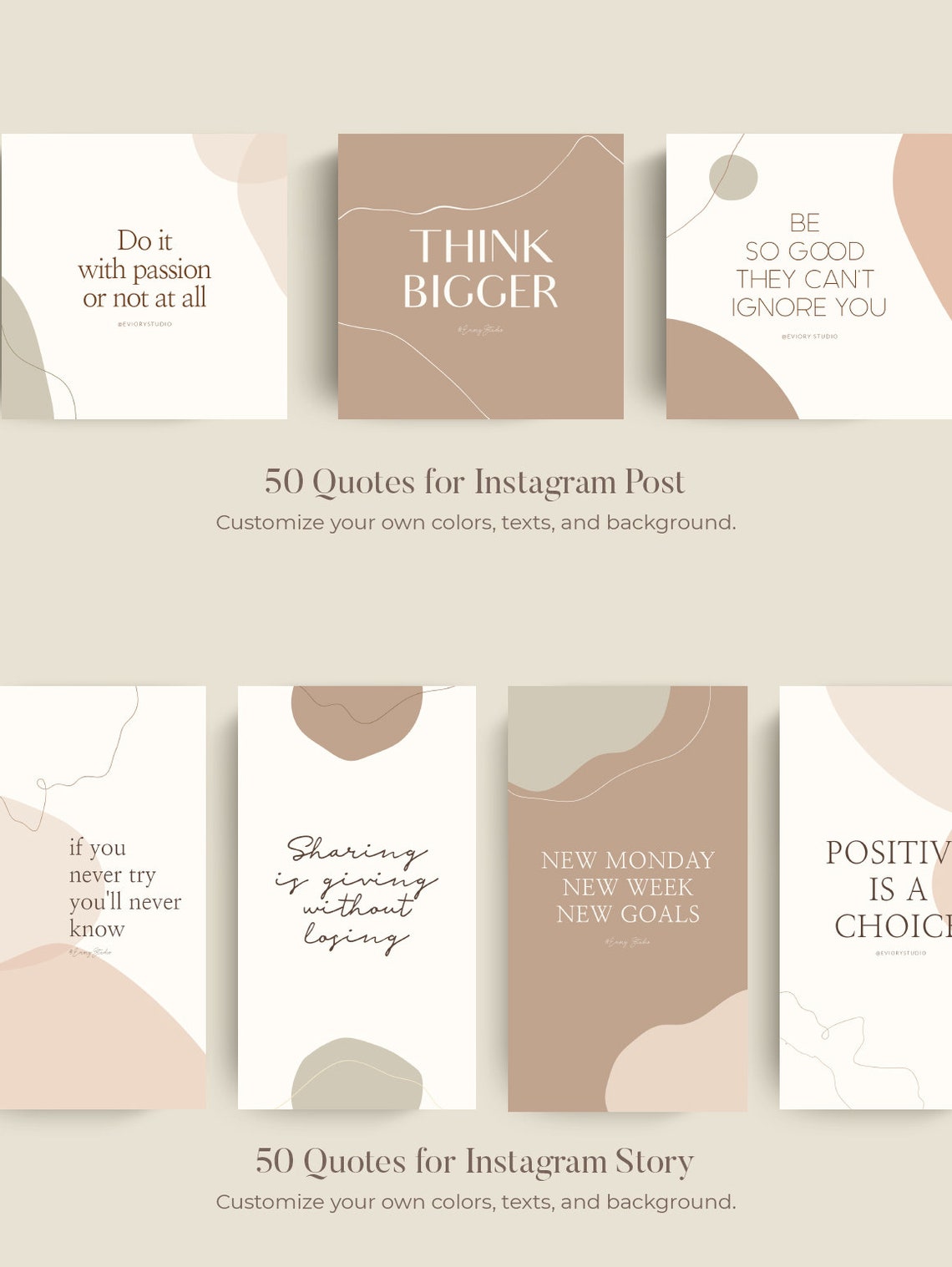 Instagram Quote. Quote Templates. Instagram Story Quote. - Etsy
