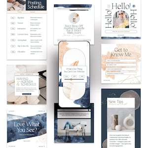 Soulpreneur Social Media Bundle. Canva Instagram Pack. Pinterest ...