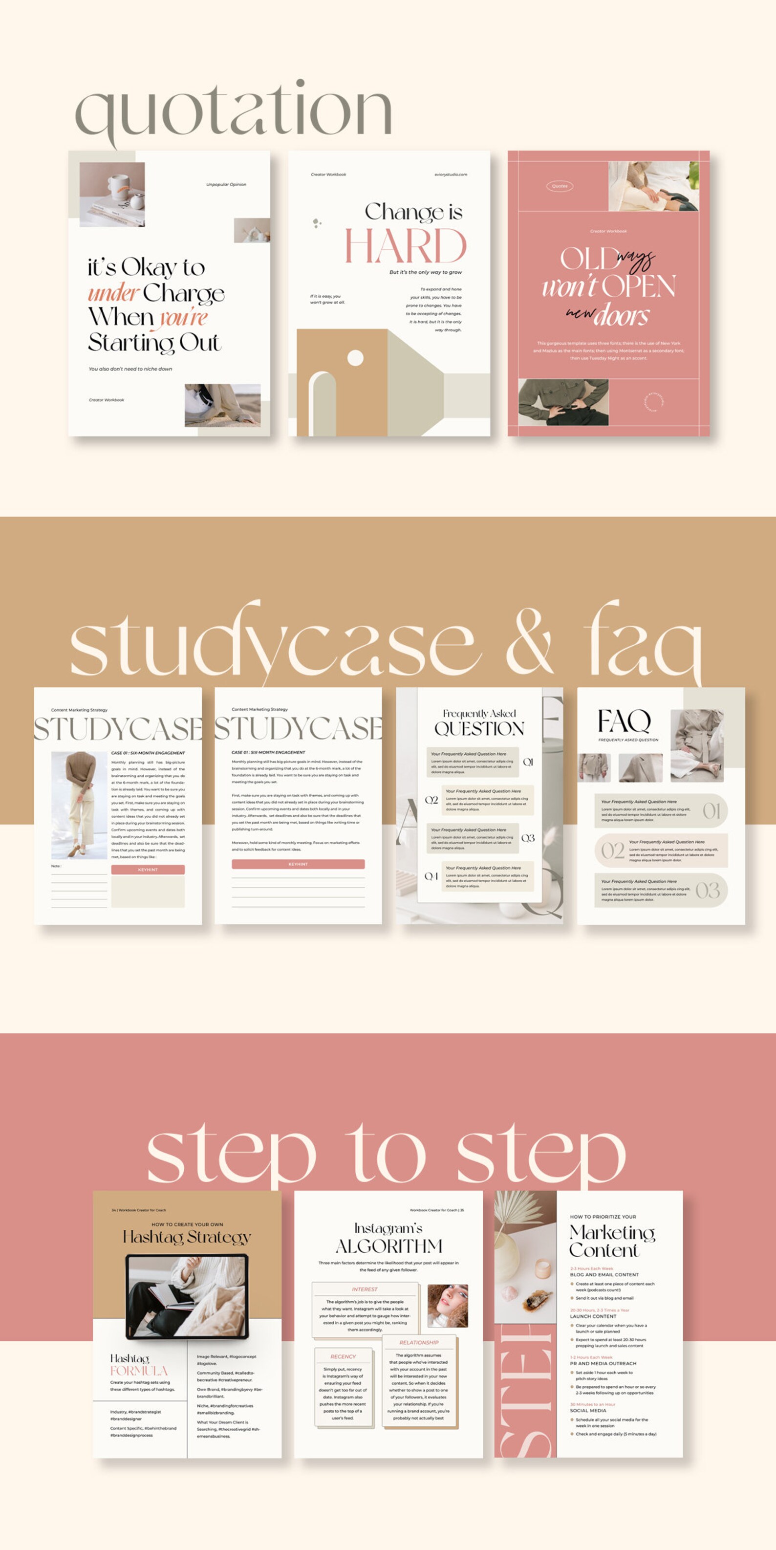 Workbook Canva. Webinar Guideline. Resource Book. Online Course Book ...
