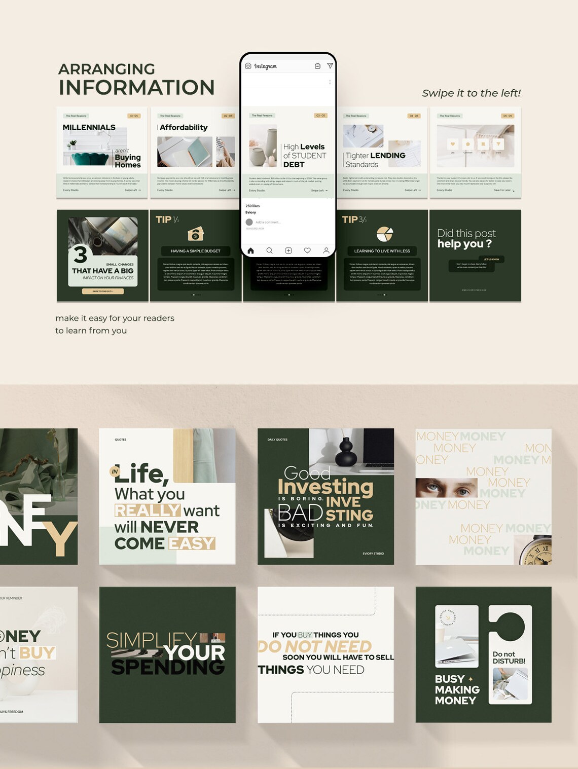 Instagram Template Canva. Instagram for Consultant. Canva | Etsy