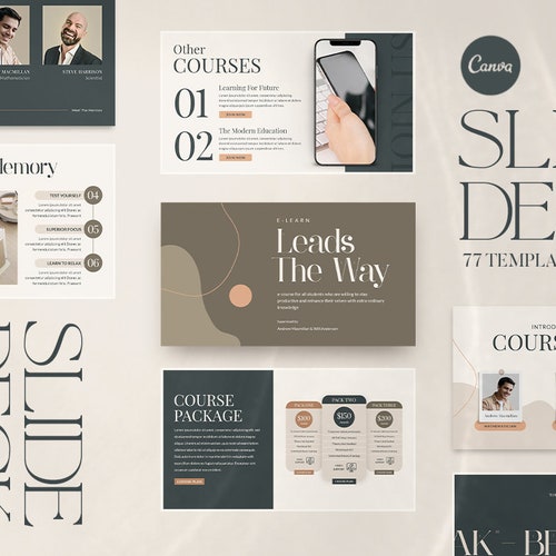 CANVA Slide Deck Presentation. Presentation Template. Canva - Etsy