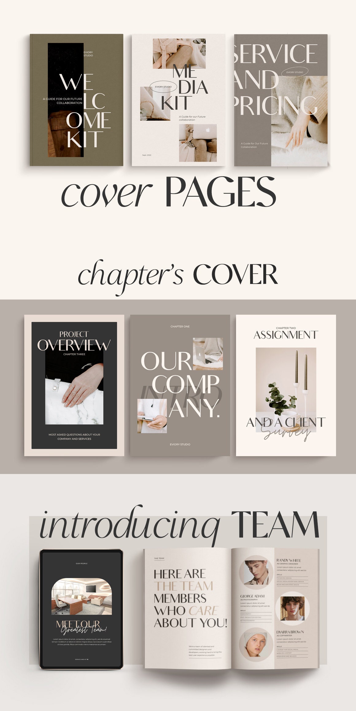 Service and Pricing Kit. Welcome Kit Proposal Template. | Etsy