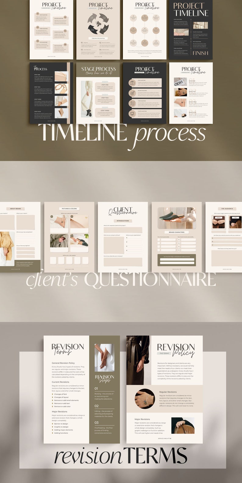 Service and Pricing Kit. Welcome Kit Proposal Template. - Etsy