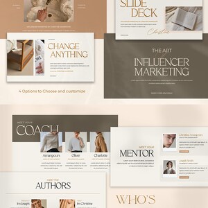 104 Canva Slide Deck Presentation. Presentation Template. Social Media ...