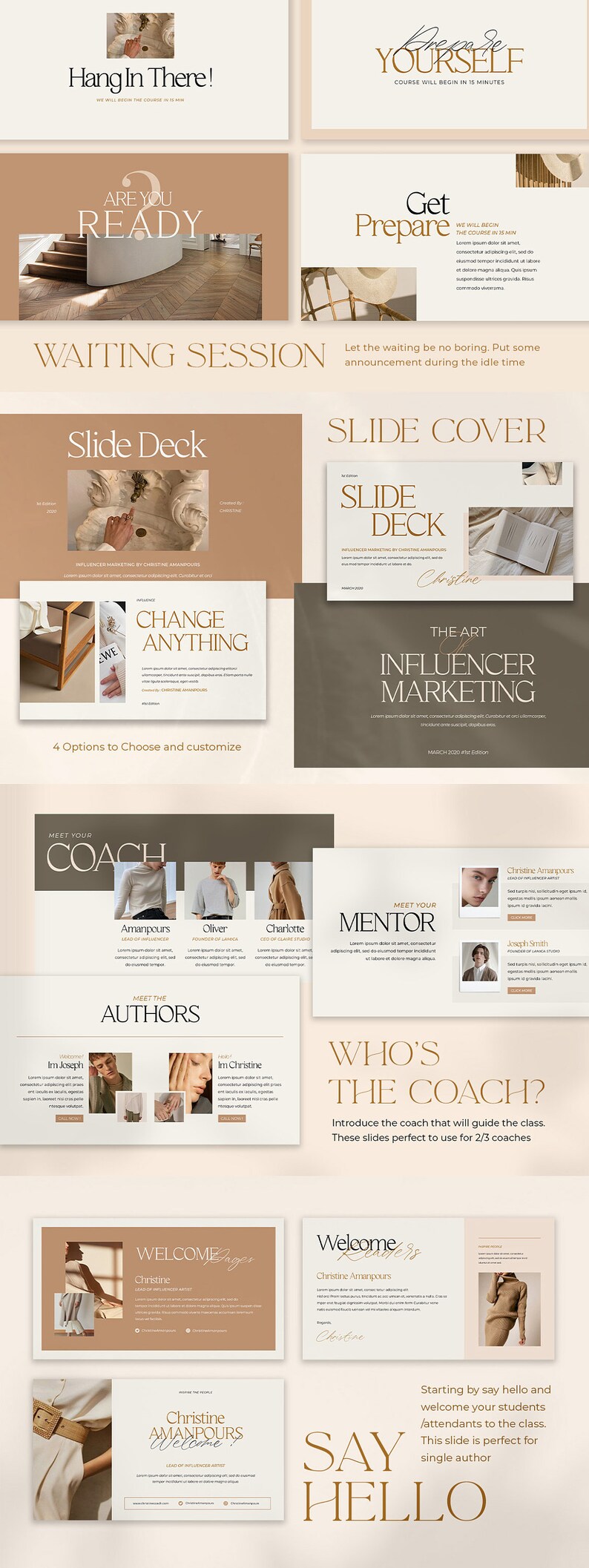 104 Canva Slide Deck Presentation. Presentation Template. | Etsy