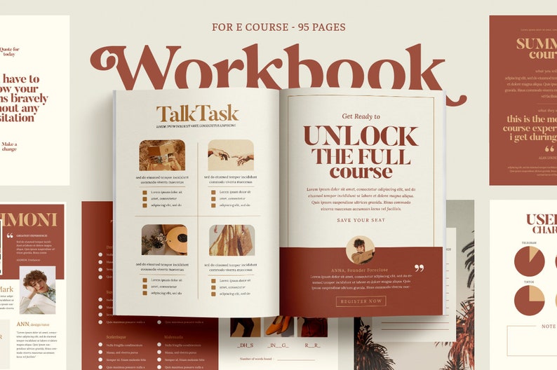 Workbook Canva. Webinar Guideline. Resource Book. Online | Etsy