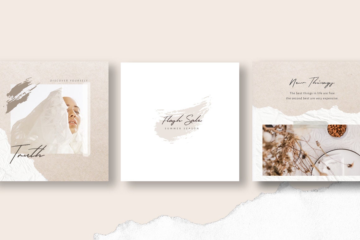 Canva Social Media Pack. Instagram Template. Facebook Promotion ...