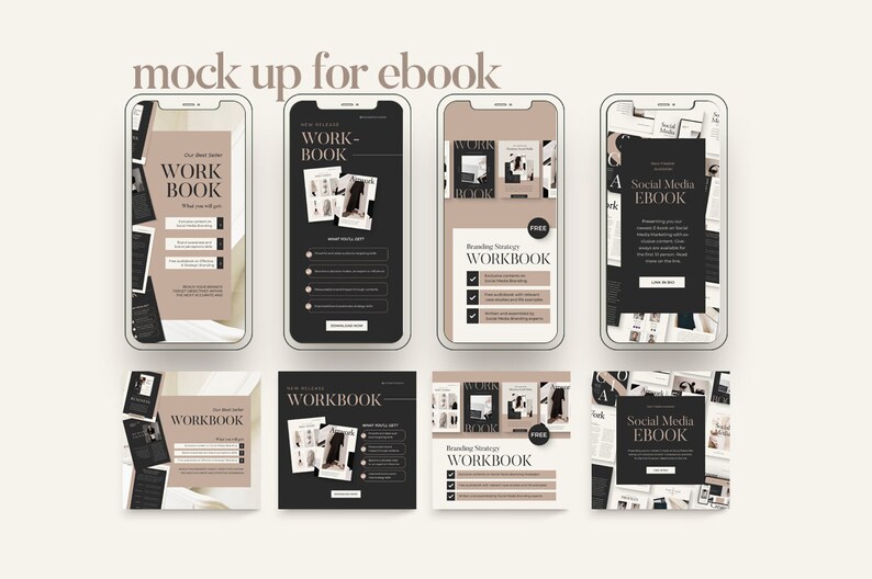 Instagram Template Canva Mock Up. Mockup for Coaches. Canva - Etsy