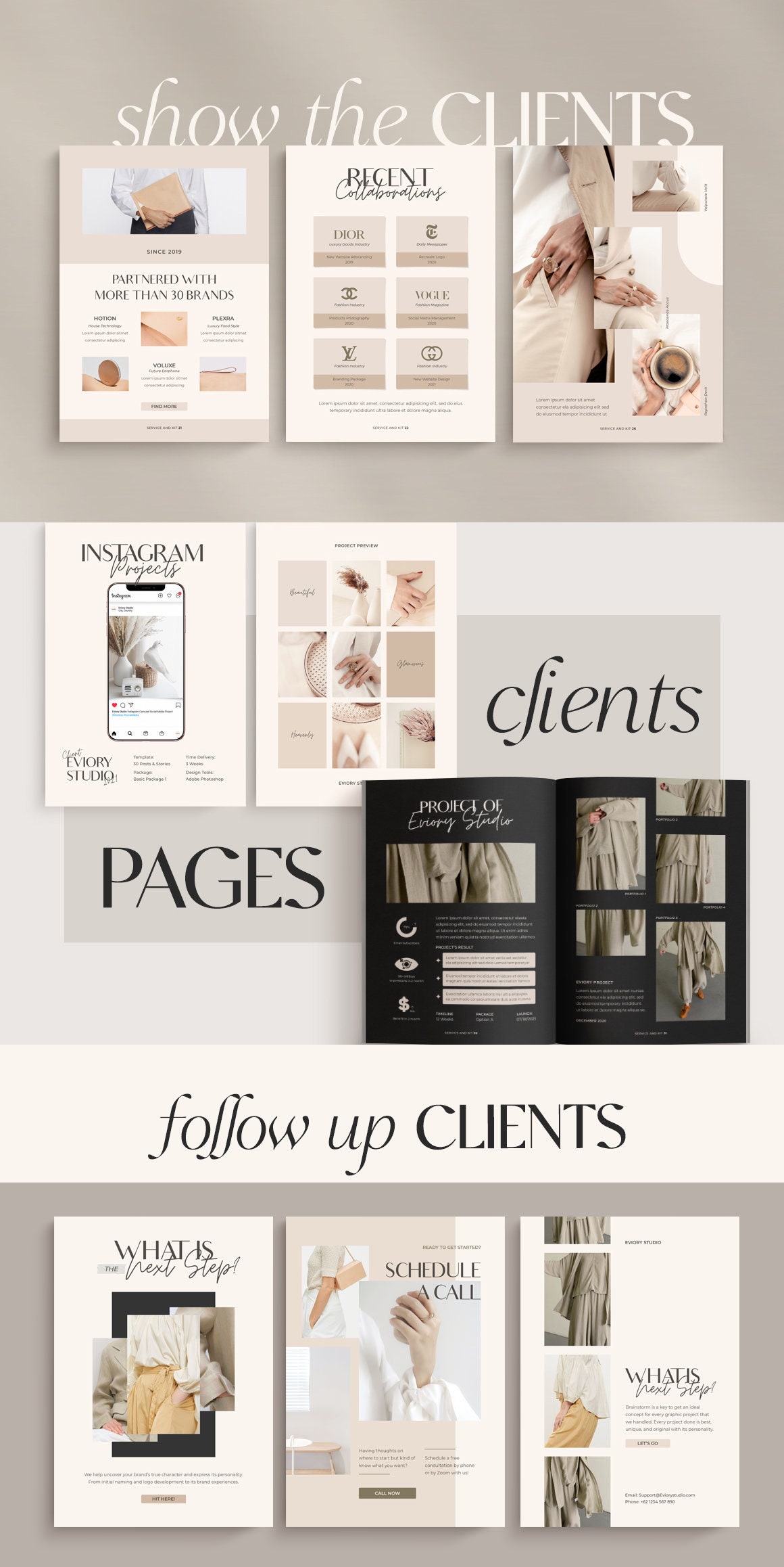 Service and Pricing Kit. Welcome Kit Proposal Template. | Etsy