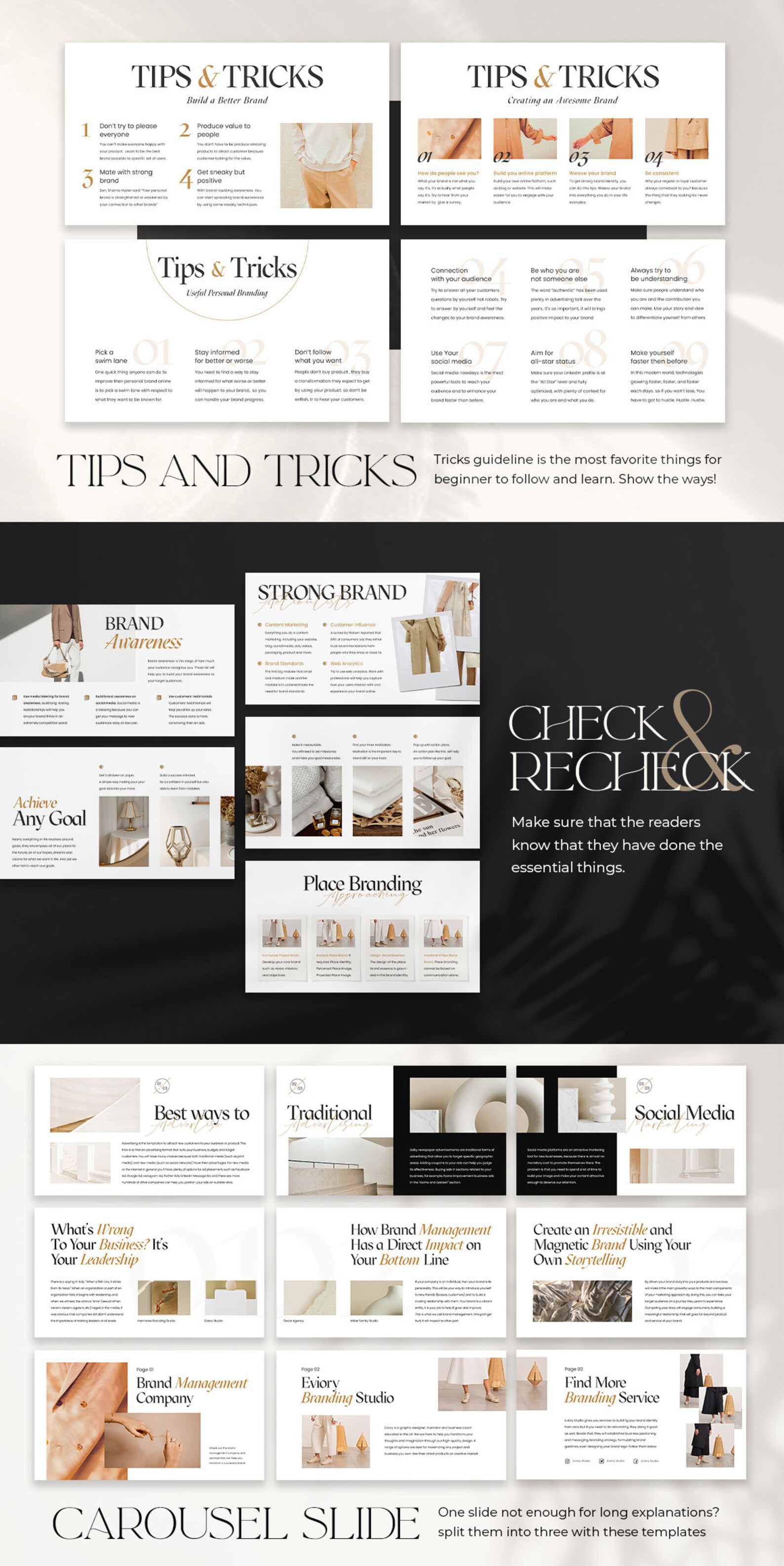 CANVA Slide Deck Presentation. Presentation Template. Canva - Etsy