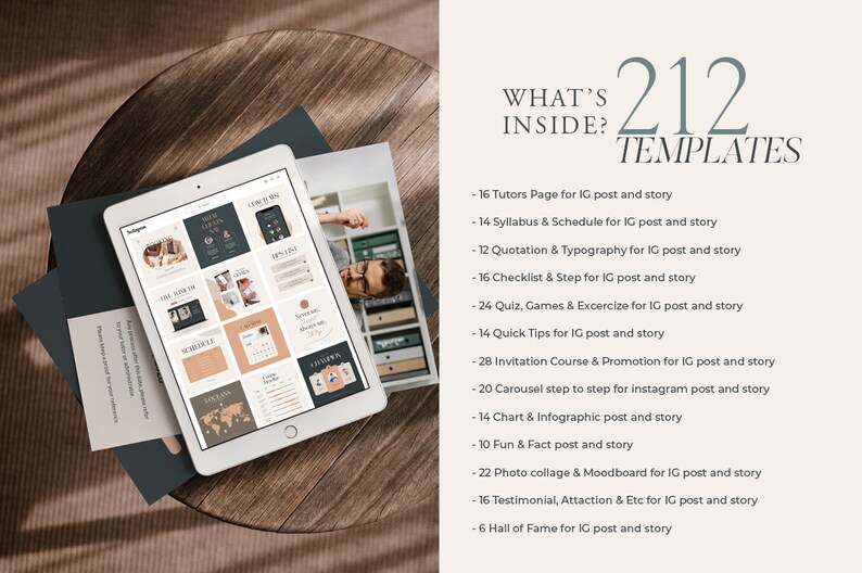 Instagram Template Canva. Instagram for Education Tutor. Canva Template ...