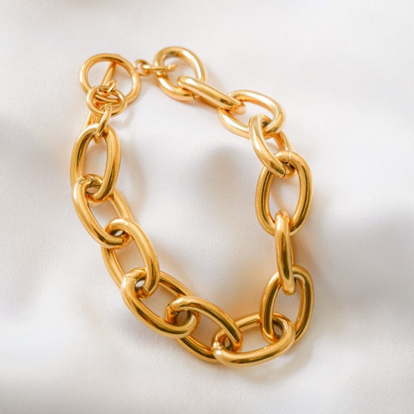Chunky Link Bracelet - Etsy