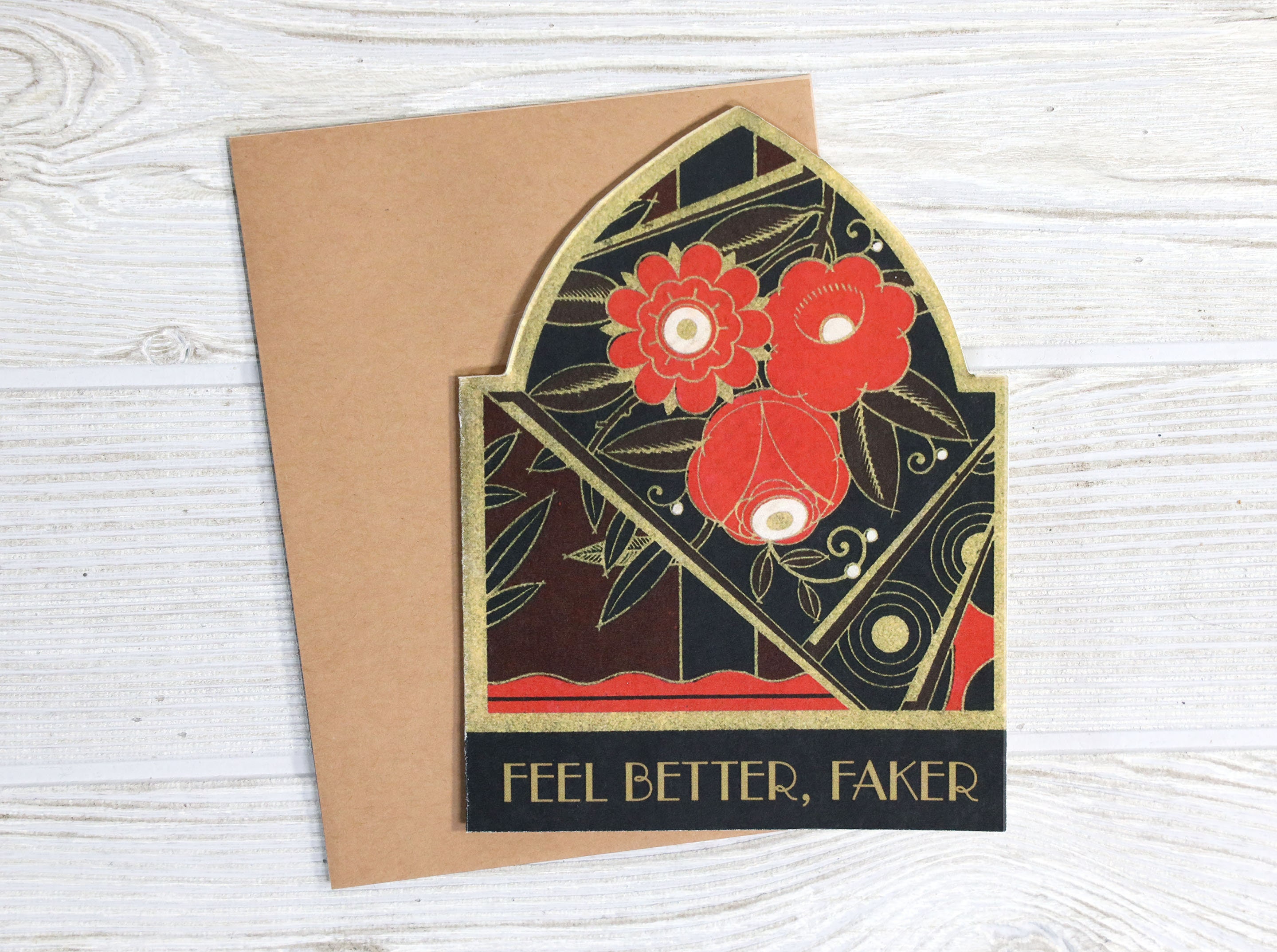 Funny Get Well Card Feel Better Faker Vintage Greeting - Etsy