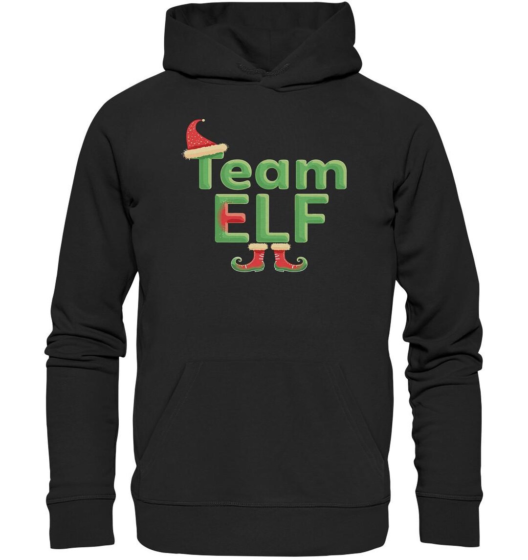 Team Elf Elf Elves Festive Christmas Outfit Premium Unisex Hoodie - Etsy UK
