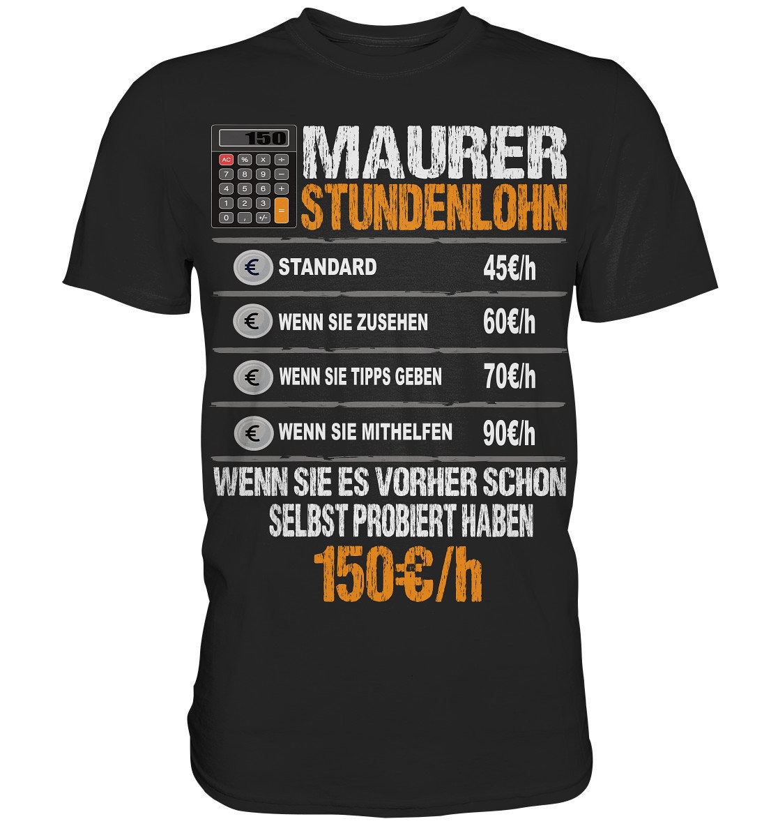 Stundenlohn Maurer Schwarz