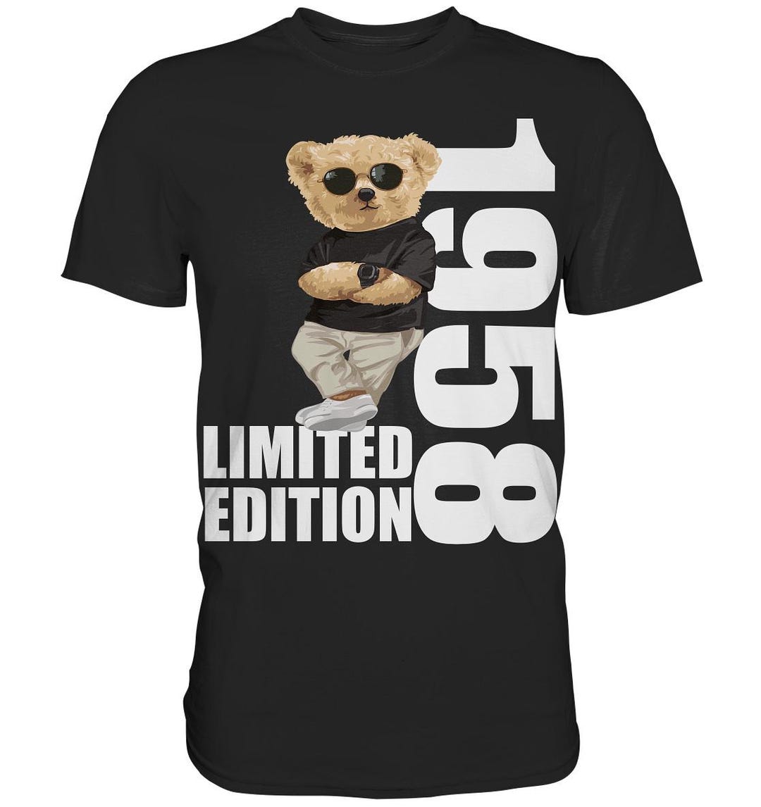 Limited Edition 1958 Bear Bear's Birthday 1958 - Premium Shirt - Etsy