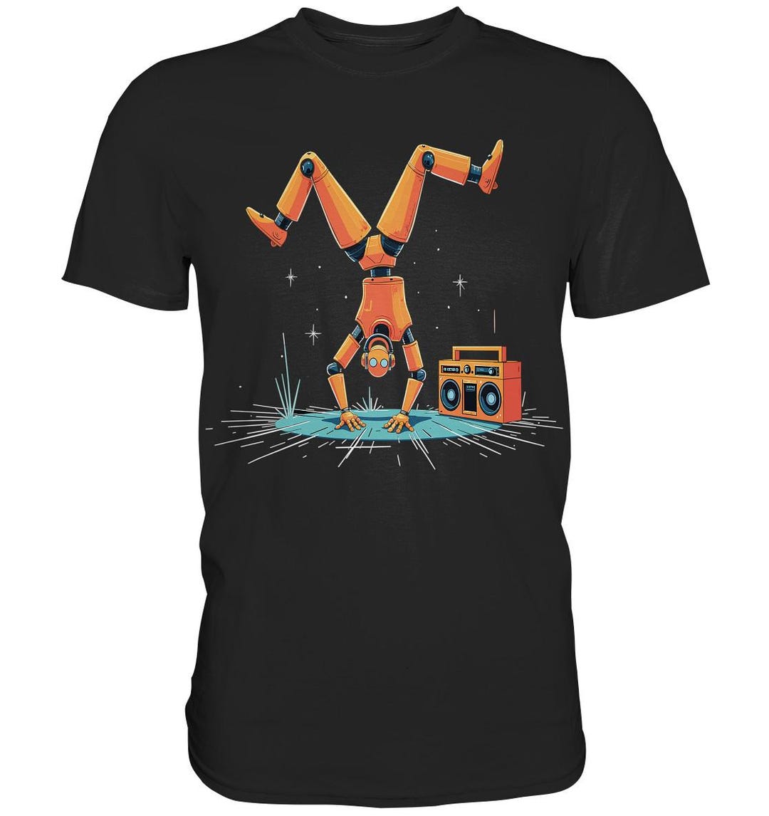 Breakdance Retro Robot Dance Breakdance Kids Premium Shirt - Etsy