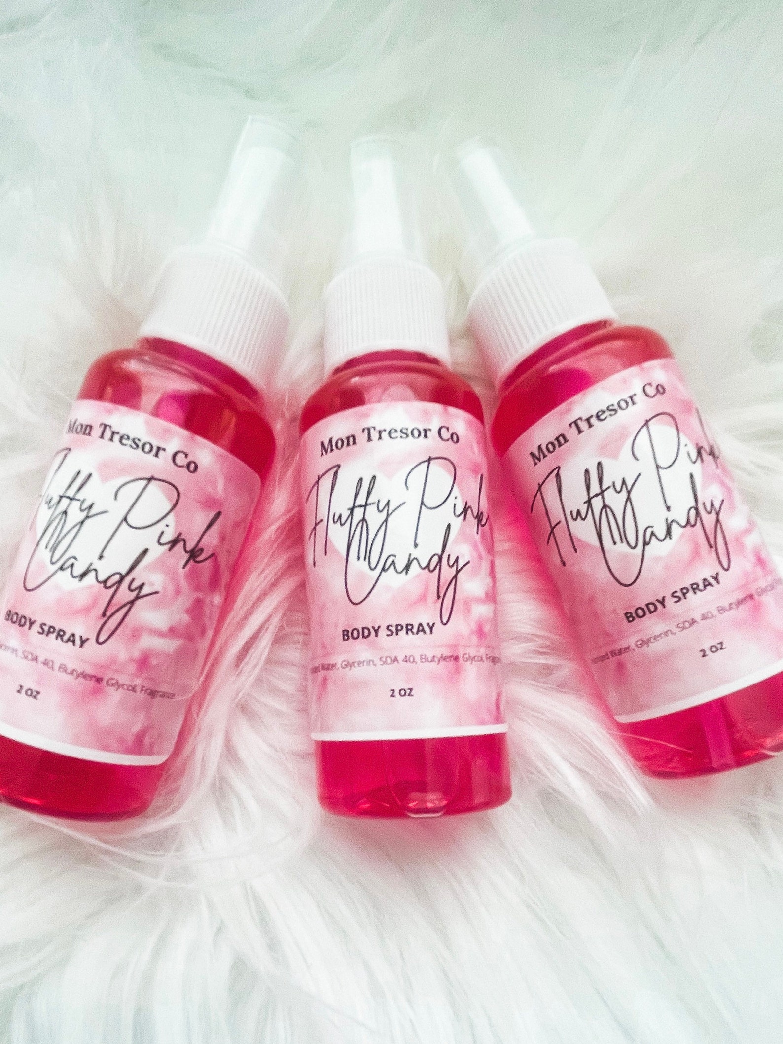 Fluffy Pink Candy Body Spray Body Mist Body Perfume Gift | Etsy