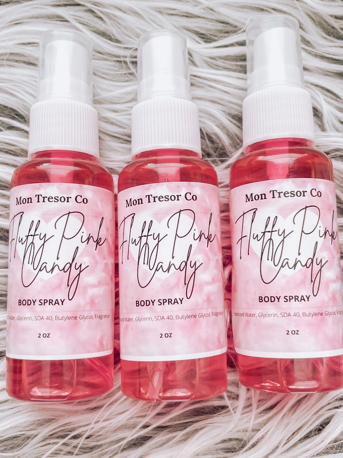 Fluffy Pink Candy Body Spray Body Mist Body Perfume Gift | Etsy