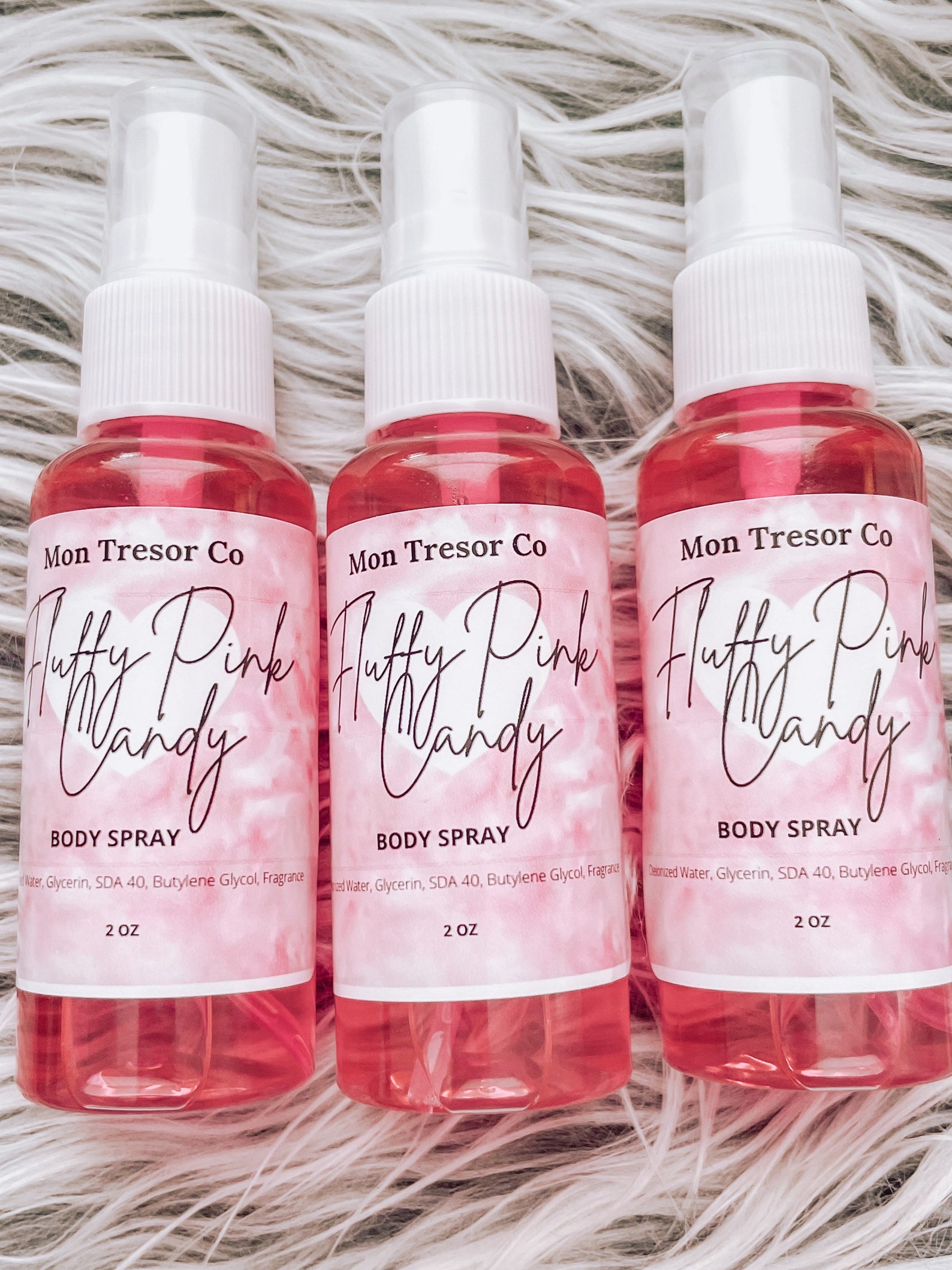 Fluffy Pink Candy Body Spray Body Mist Body Perfume Gift | Etsy
