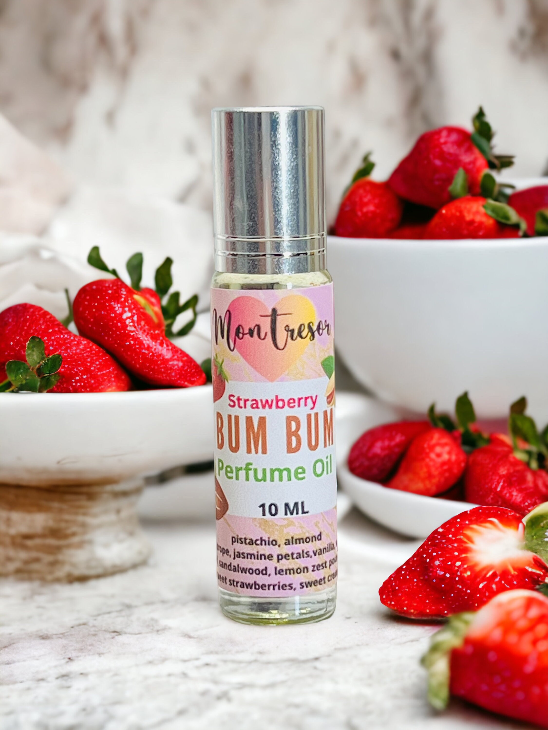 Strawberry Bum Bum Perfume Oil: Vegan Natural Fragrance - Etsy