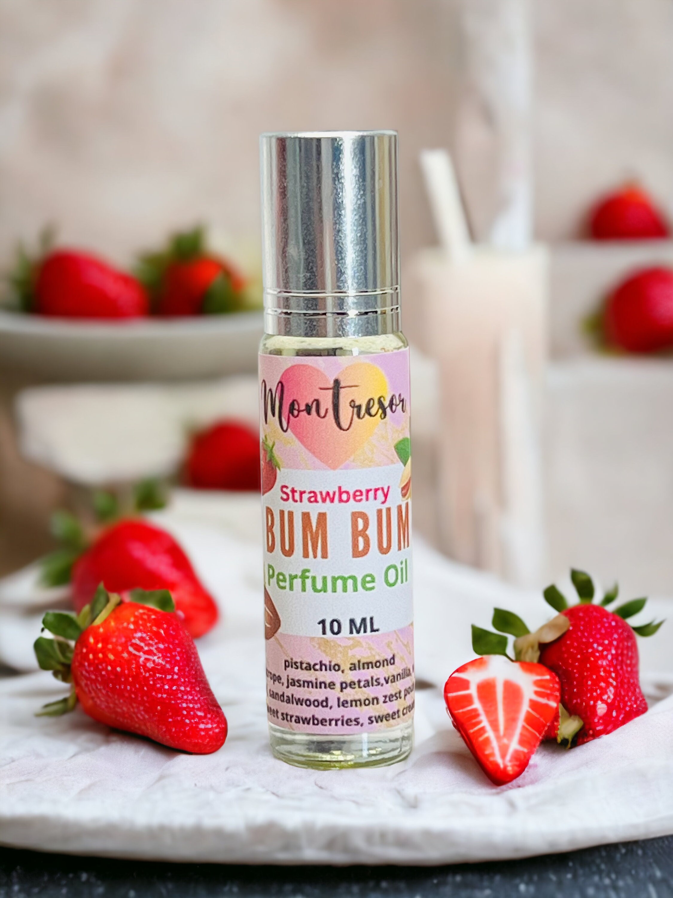 Strawberry Bum Bum Perfume Oil: Vegan Natural Fragrance - Etsy