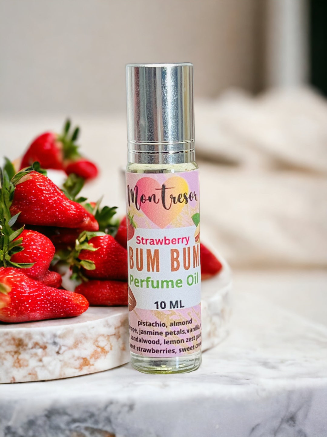 Strawberry Bum Bum Perfume Oil: Vegan Natural Fragrance - Etsy