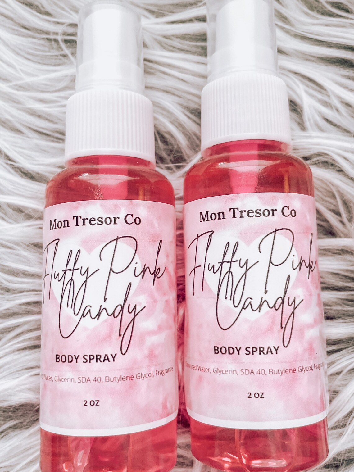 Fluffy Pink Candy Body Spray Body Mist Body Perfume Gift | Etsy