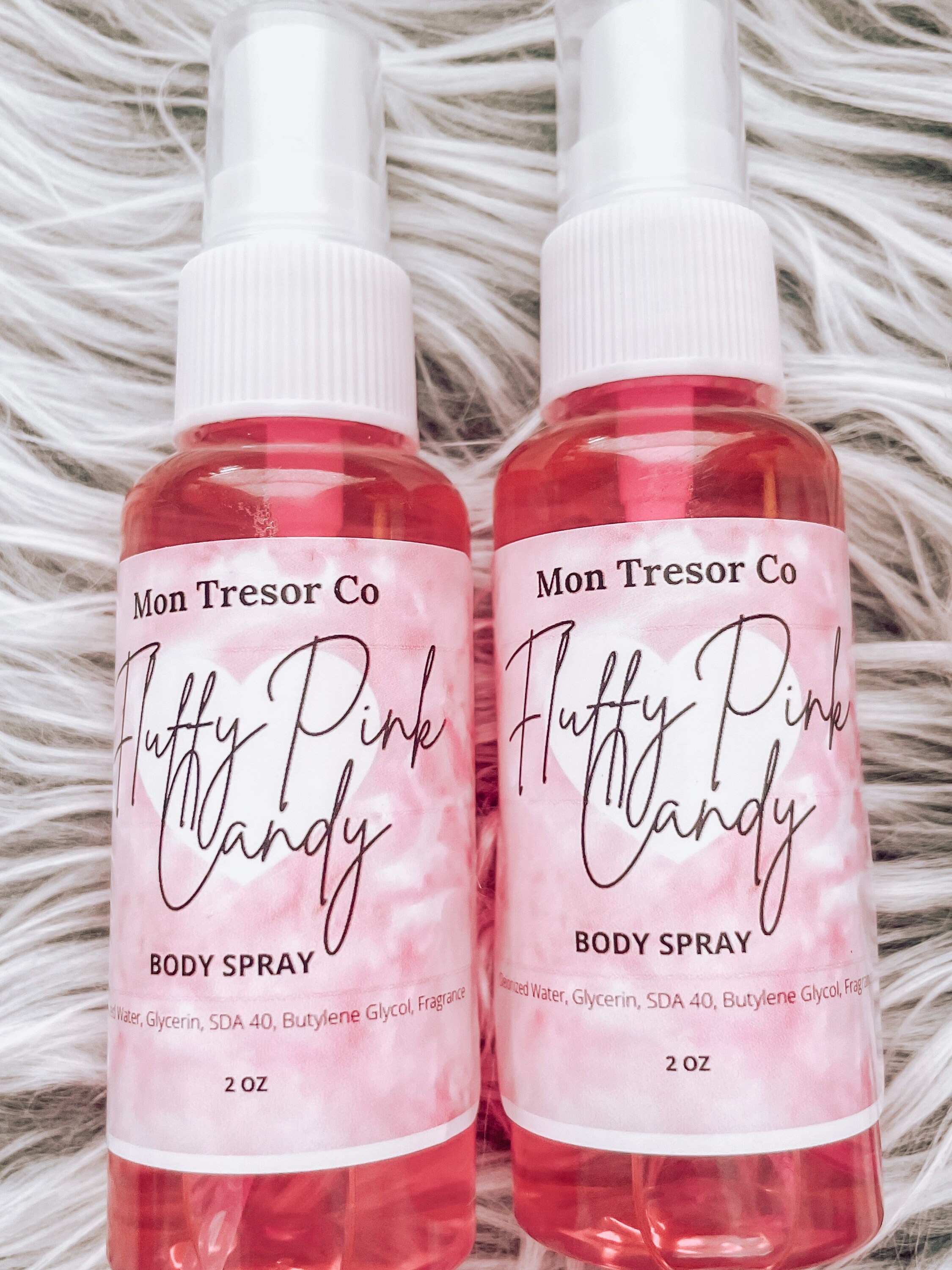 Fluffy Pink Candy Body Spray Body Mist Body Perfume Gift | Etsy