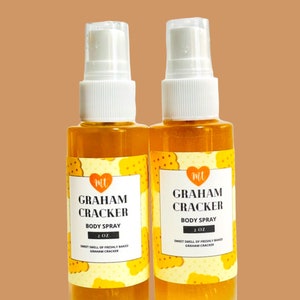 Graham Cracker Body Spray Body Splash Body Mist Fragrance - Etsy