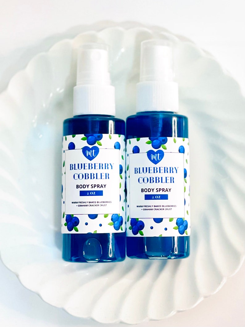 Blueberry Cobbler Body Spray Body Splash Body Mist - Etsy