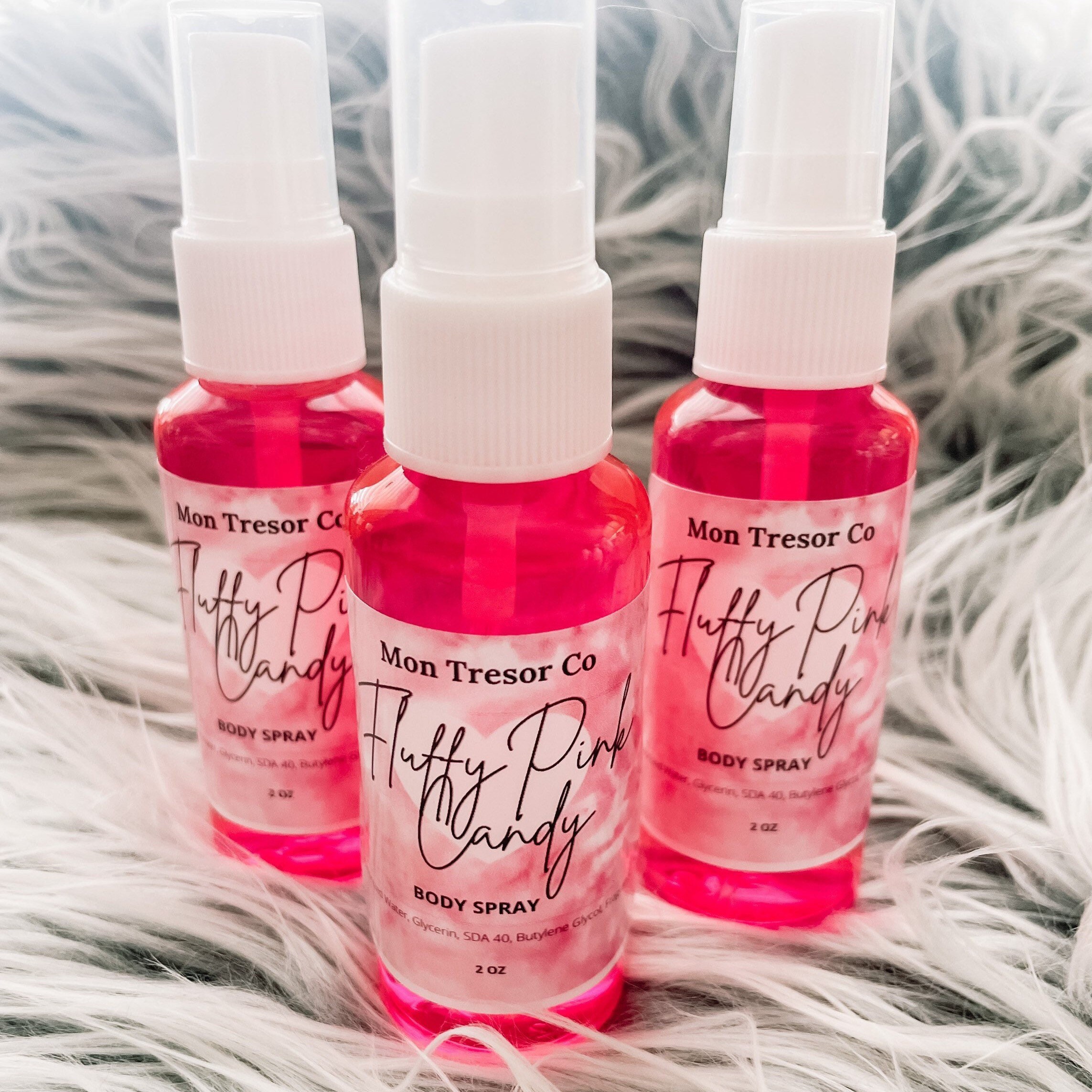 Fluffy Pink Candy Body Spray Body Mist Body Perfume Gift | Etsy
