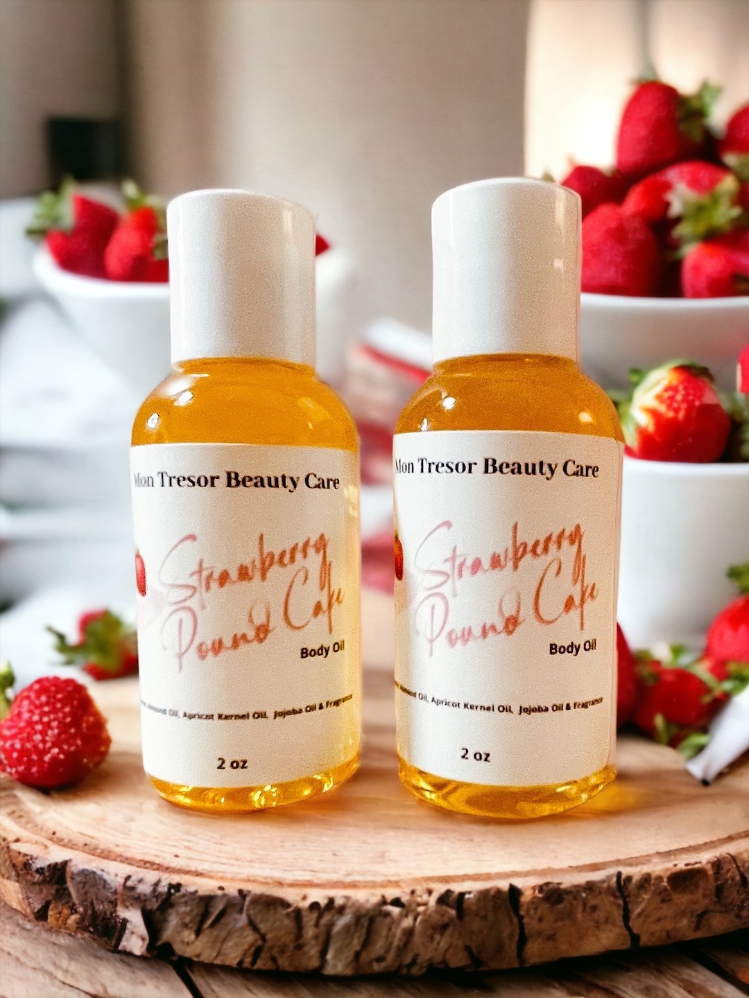 Strawberry Pound Cake Body Oil: Natural Moisturizing Skin Care - Etsy