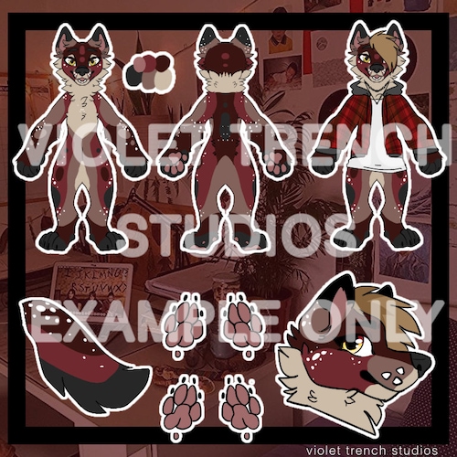 Complex Furry Reference Sheet - Etsy
