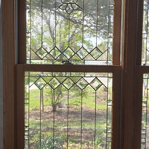 Double Hung Stained Glass Window Inserts - Etsy