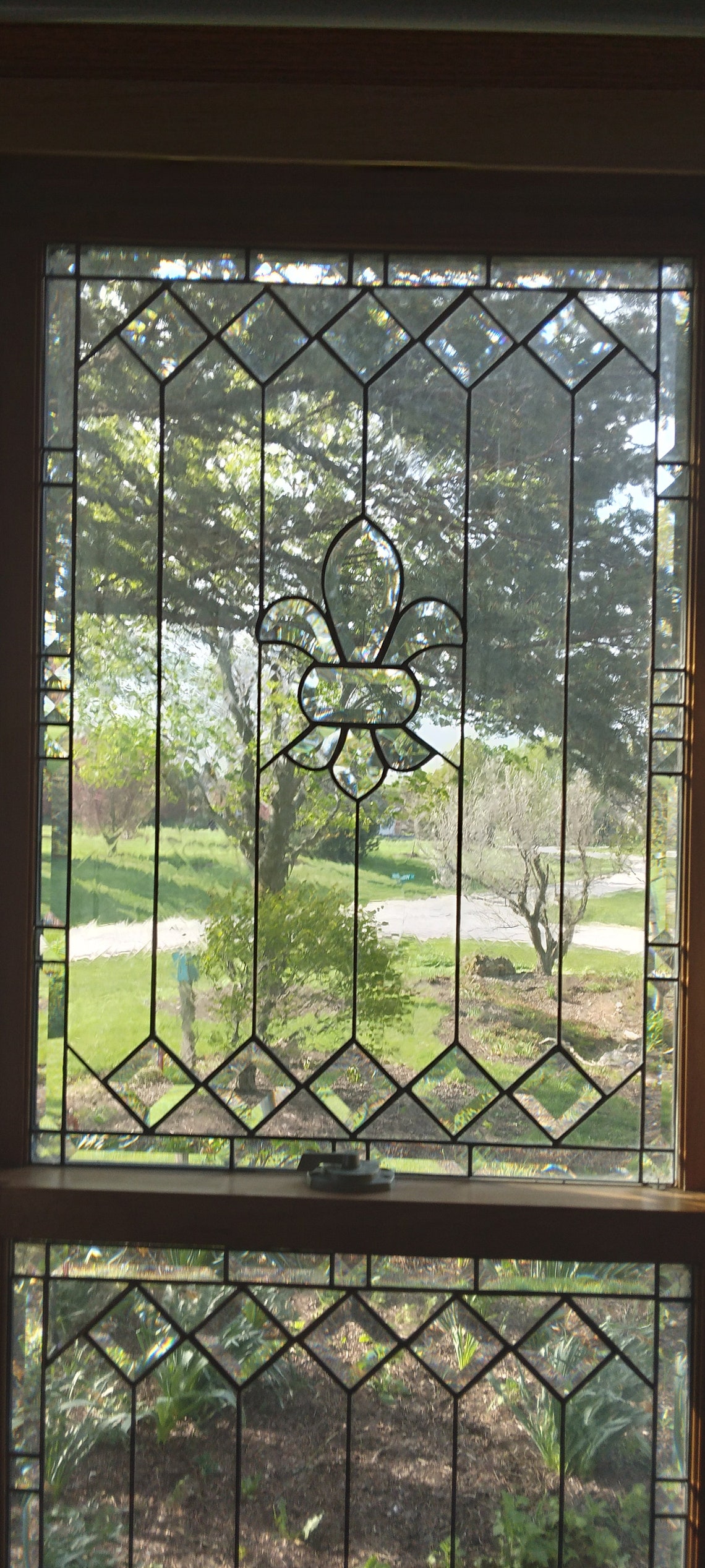 Double Hung Stained Glass Window Inserts - Etsy