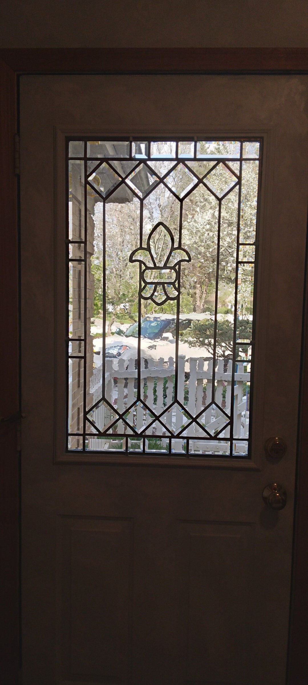 Half Door Stained Glass Window Inserts - Etsy