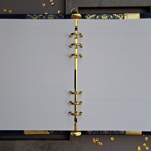 Blue A5 Planner Cover / A5 Planner Binder / Personalized Binder A5 ...