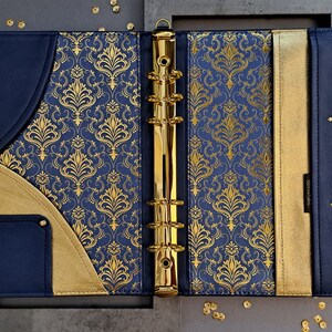 Blue A5 Planner Cover / A5 Planner Binder / Personalized Binder A5 ...