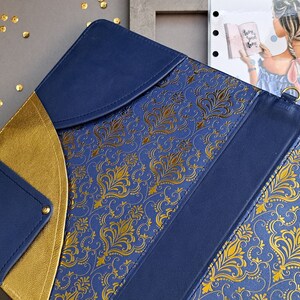 Blue A5 Planner Cover / A5 Planner Binder / Personalized Binder A5 ...