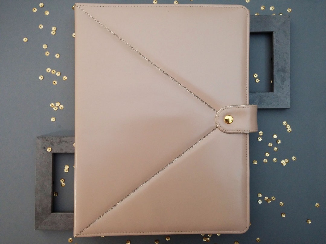 A4 Leather Folder / A4 Leather Organizer / Leather Notebook Cover A4 ...