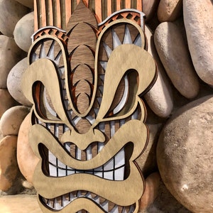 Layered Tiki Head Wall Art - Etsy