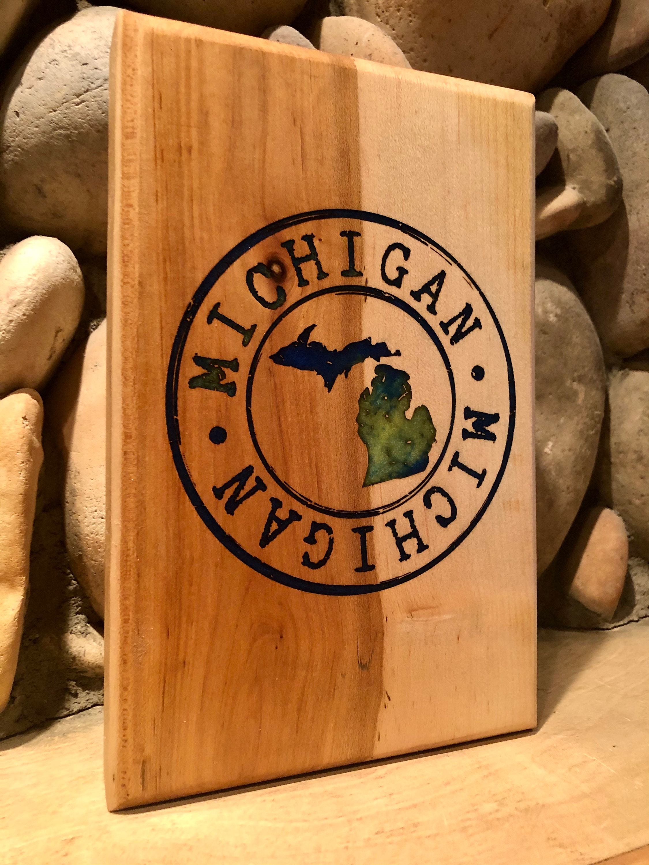 Michigan Resin Sign/home Decor - Etsy UK